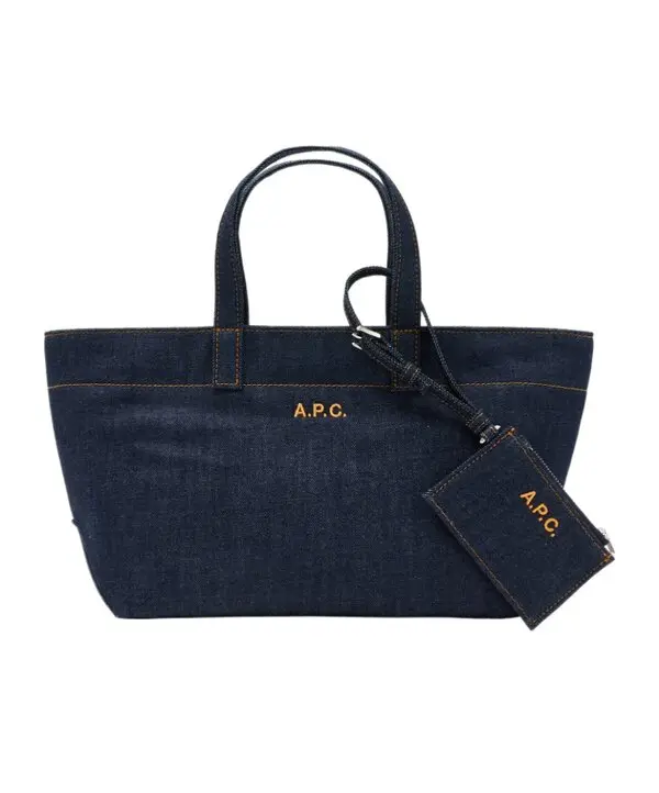 A.p.c. Small Le Drummer Denim Tote Bag - Indigo