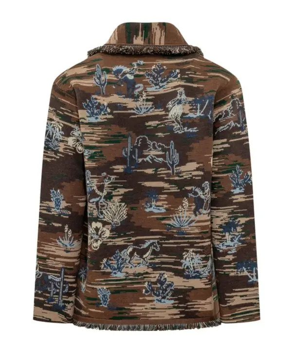 Alanui Tex-hawaii Jacquard Cardigan