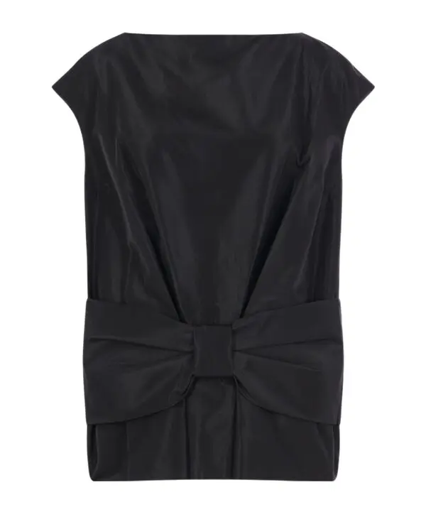 Simone Rocha Bow-detail Peplum Top
