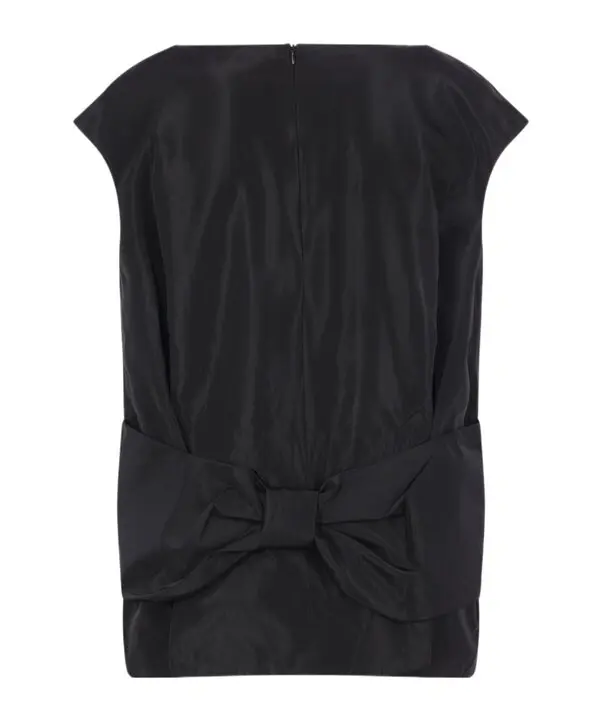 Simone Rocha Bow-detail Peplum Top