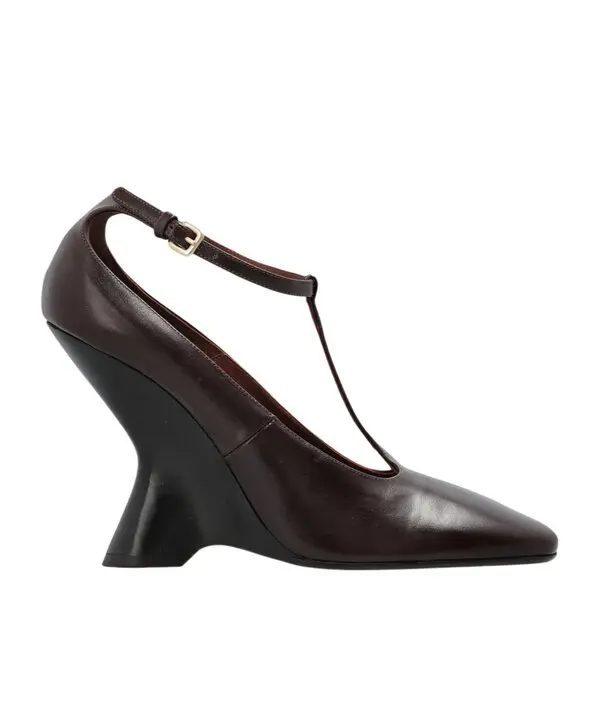 Dries Van Noten Square-toe High Heels - Brown