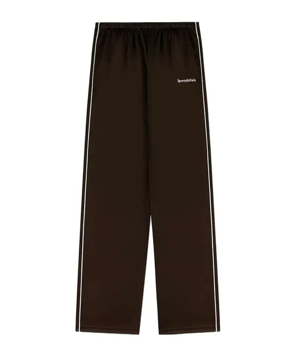 SPORTY  RICH Straight-leg Casual Trousers - Black