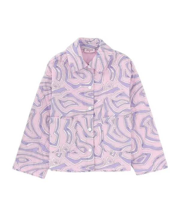 Emilio Pucci Printed Short Down Jacket