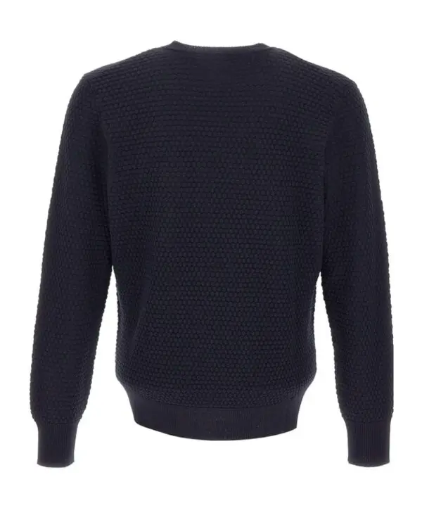 KANGRA Textured Crew Neck Knitted Sweater