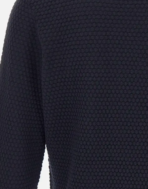 KANGRA Textured Crew Neck Knitted Sweater