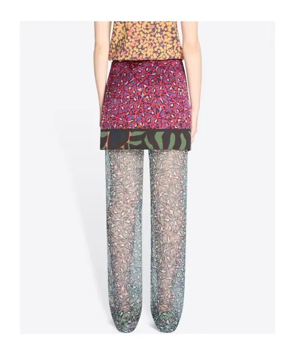 Dries Van Noten Printed Wrap Skirt