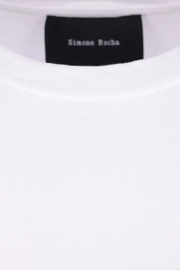 Simone Rocha Ribbon Rosette Print T-shirt