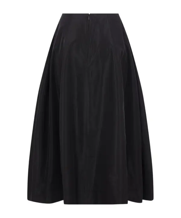 Simone Rocha Taffeta Circle Midi Skirt