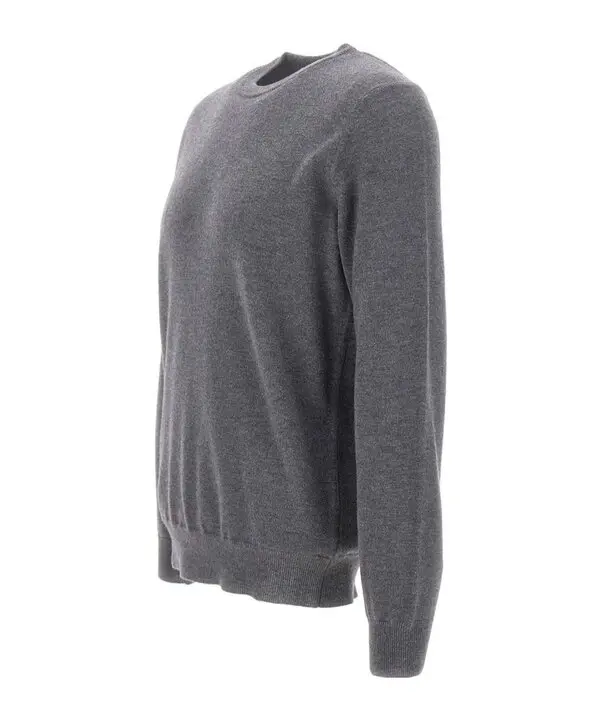KANGRA Ribbed Trim Knitted Sweater