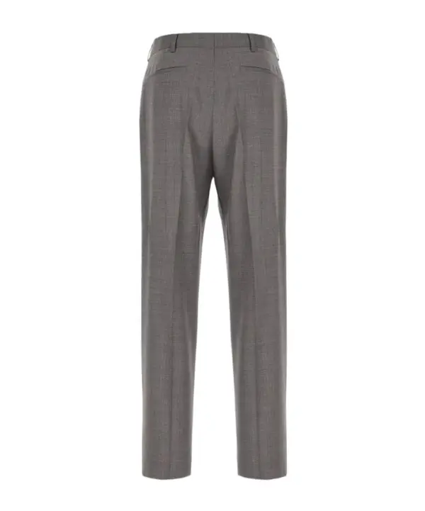 Paul Smith Embroidered Wool Tailored Pant Belt Loops