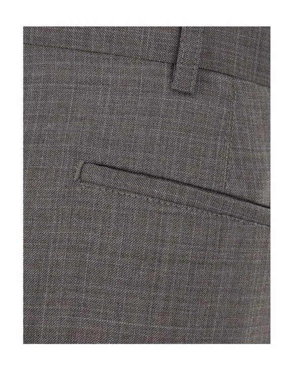 Paul Smith Embroidered Wool Tailored Pant Belt Loops