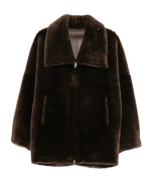 BLANCHA Long-sleeved Fur Jacket
