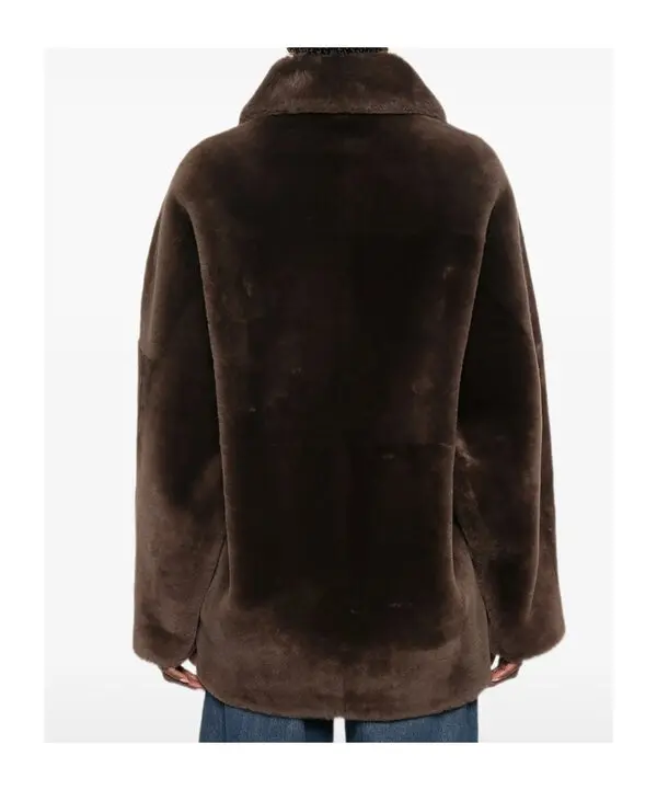 BLANCHA Long-sleeved Fur Jacket