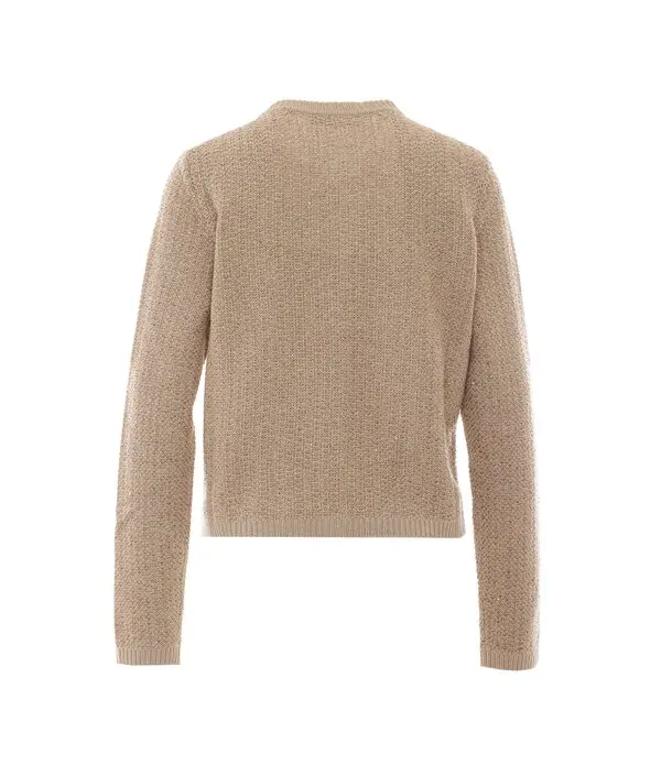 Fabiana Filippi Textured Embellished Cardigan - Nude