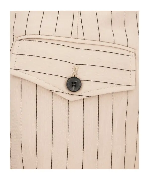 Paul Smith Embroidered Viscose Blend Pants