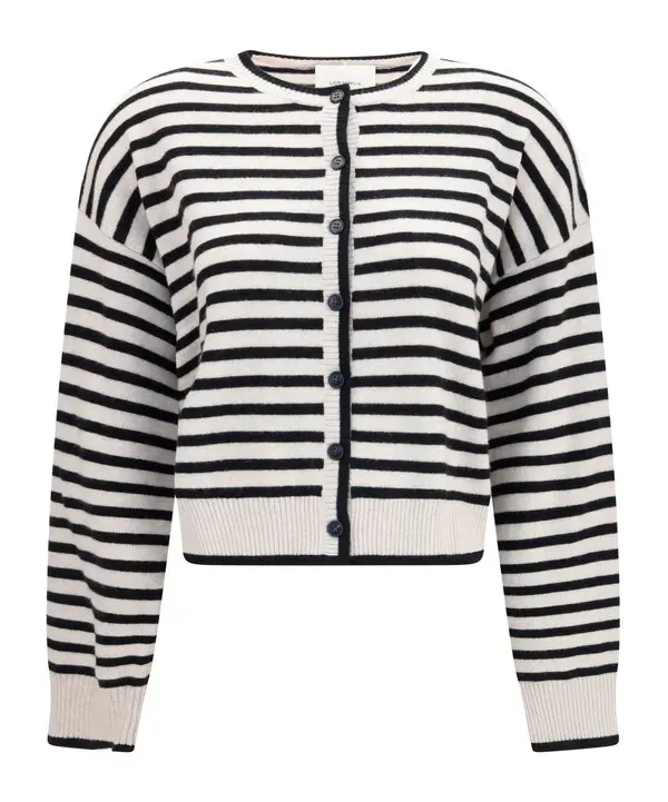 LISA YANG Marit Striped Cardigan - No
