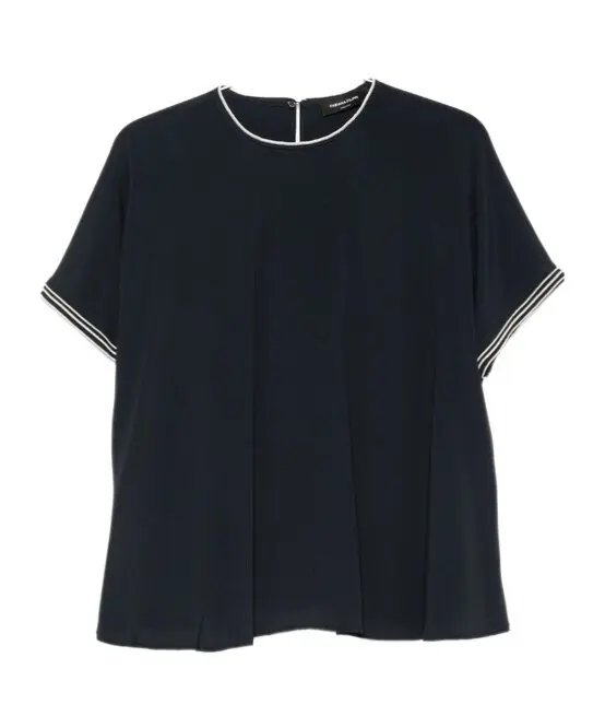 Fabiana Filippi Striped Trim T-shirt