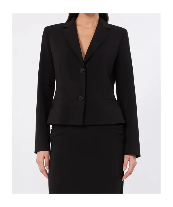 Max Mara Fitted Technical Cady Blazer