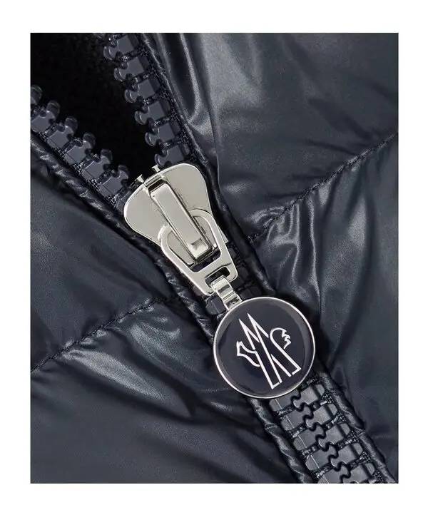 Moncler Padded Zip-up Sweatshirt With Terry Logo Patch