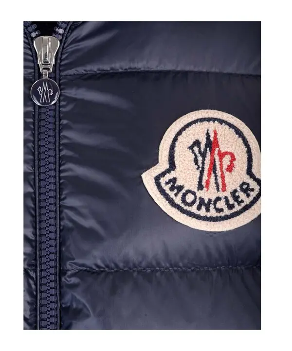 Moncler Padded Zip-up Sweatshirt With Terry Logo Patch
