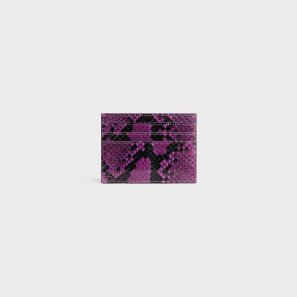 Celine Card Holder Triomphe In Python