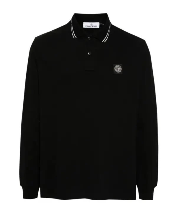 Stone Island Logo-patch Polo Shirt