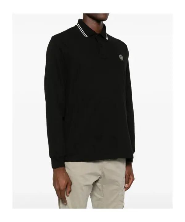Stone Island Logo-patch Polo Shirt