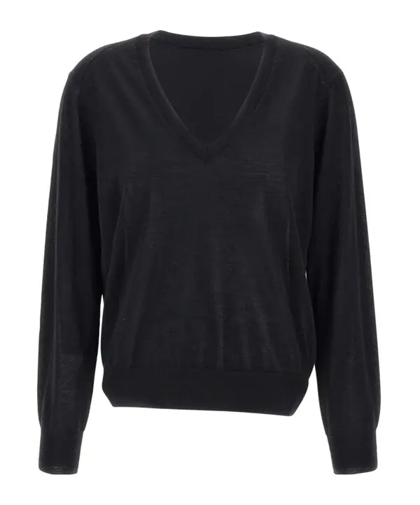 Loulou De Saison Julio V-neck Sweater - Black