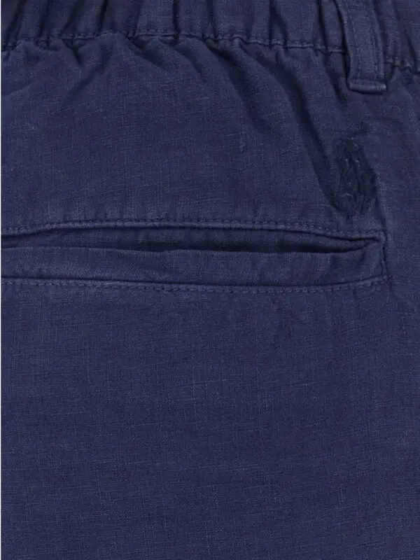 Polo Ralph Lauren Linen Drawstring Trousers - No