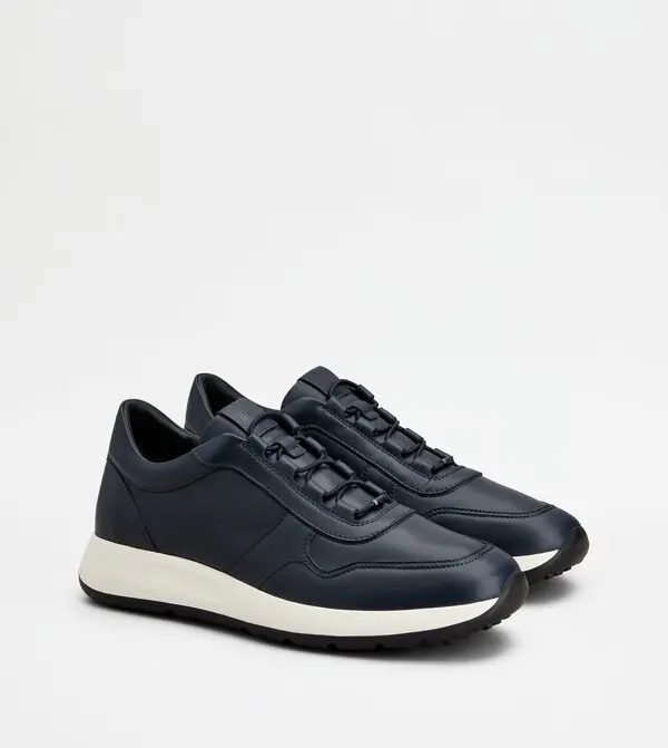 TOD'S Red Dot Sneakers In Leather