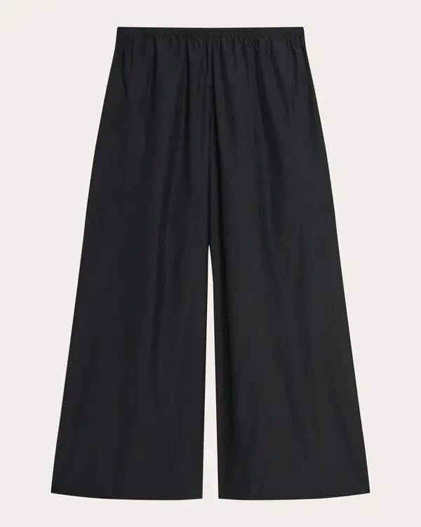 Theory Fluid Cropped Wide-leg Pants