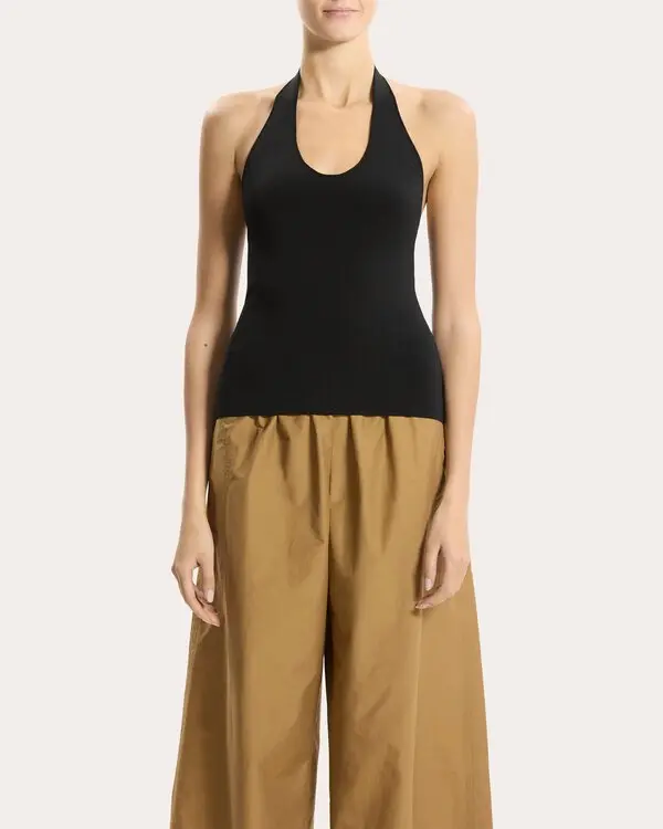 Theory Knit Halter Tank Top