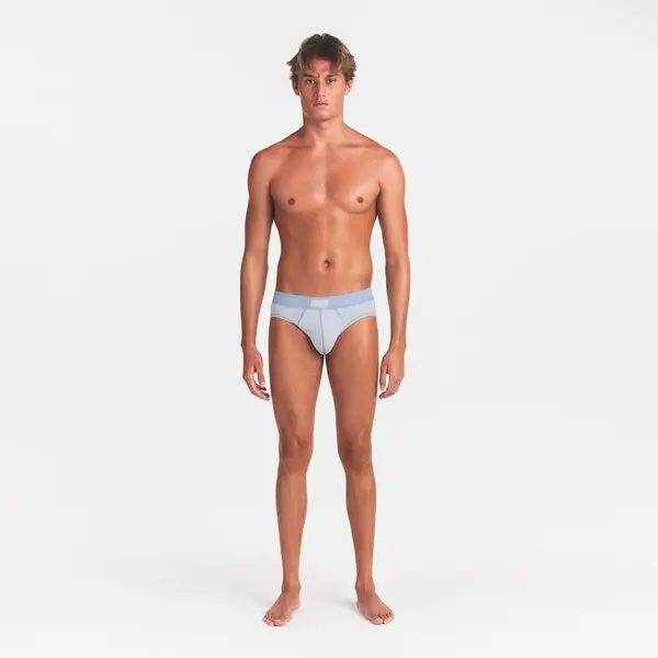 SKIMS Brief 3 Pack | Grey | | Cotton - Nimbus Multi