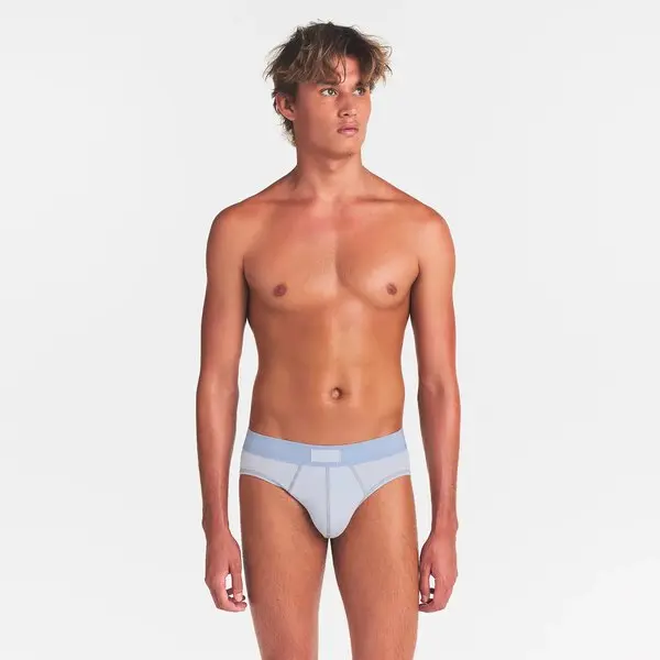 SKIMS Brief | Blue | | Cotton - Atmosphere