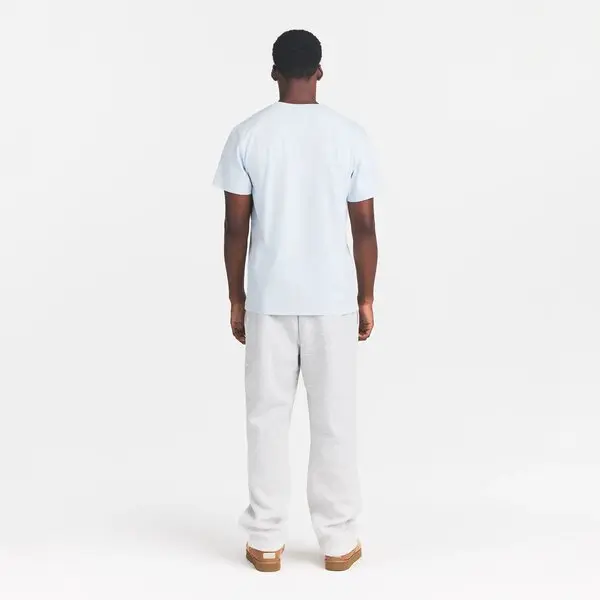 SKIMS Classic Crewneck | Blue | | Heavyweight Cotton - Atmosphere
