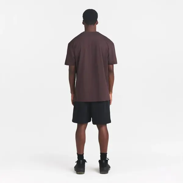 SKIMS Relaxed T Shirt | Deep Neutral | | Heavyweight Cotton - Raisin