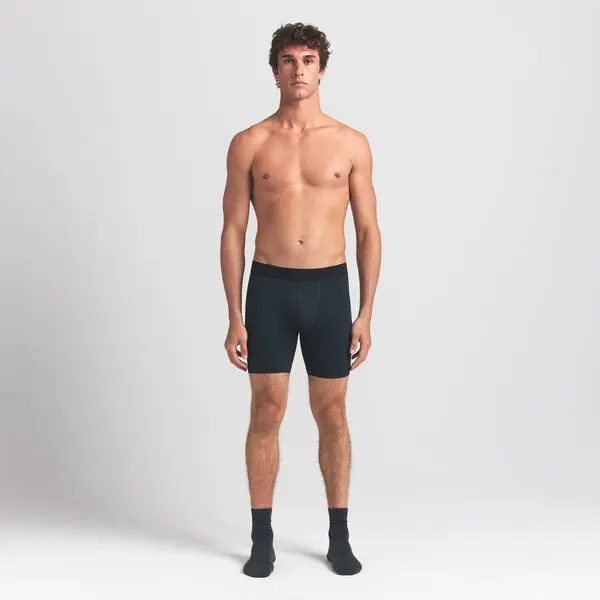 SKIMS 5" Boxer Brief | Blue | | Cotton - Verdant