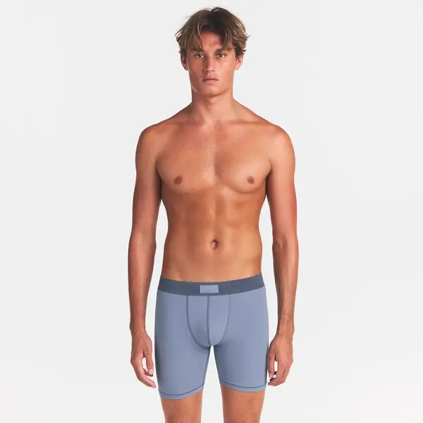 SKIMS 5" Boxer Brief 5 Pack | Blue | | Cotton