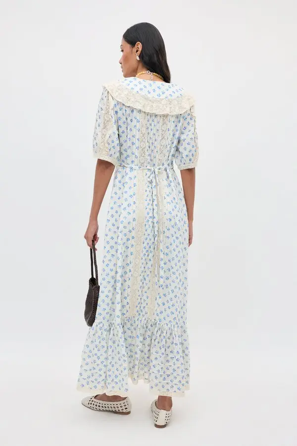 Rixo Edina Seville Floral Cream Regular