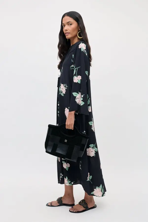 Rixo Lucilla Peonies Scatter Regular Dress