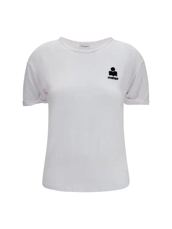Isabel Marant Étoile Koldia Logo T-shirt - White