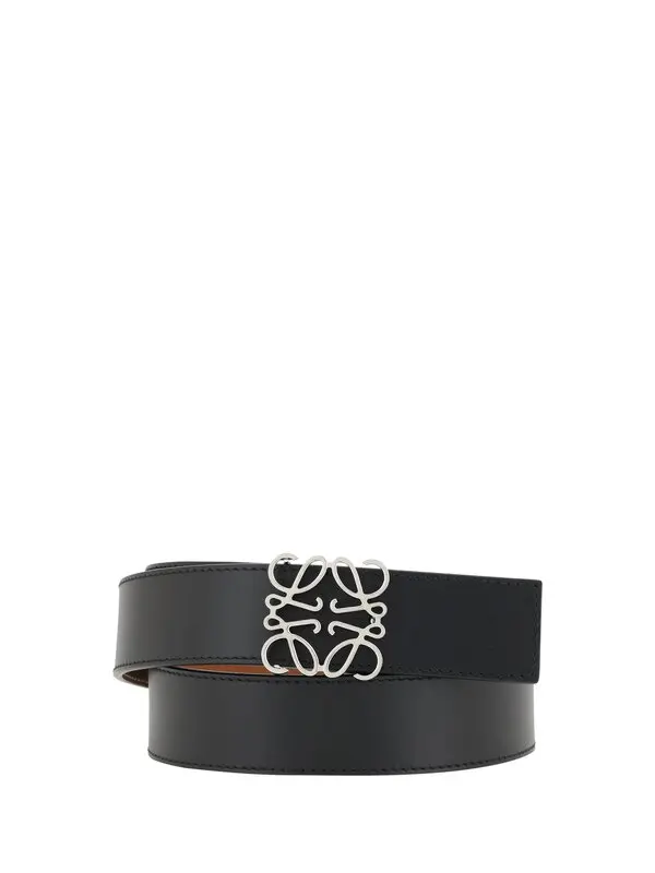 Loewe Anagram Reversible Belt - Black