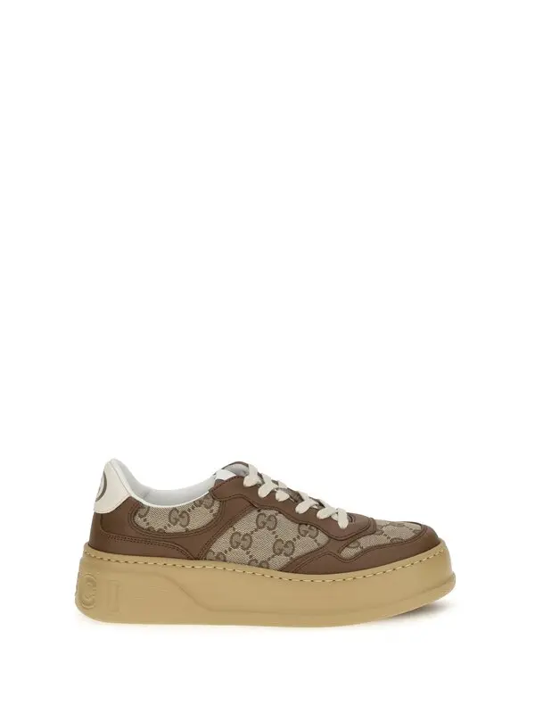 Gucci Gg Chunky Sneakers - Cream