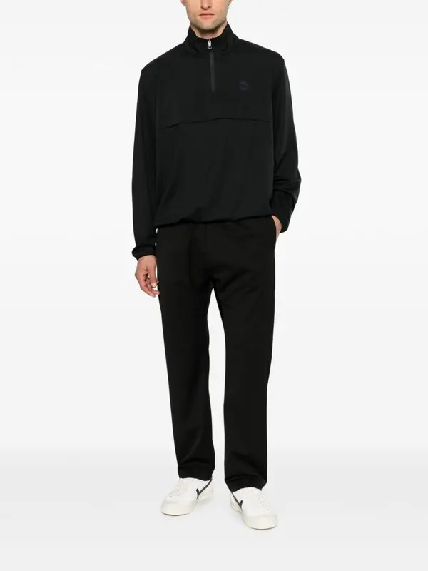 Brioni Wool Half-zip High Neck Sweater