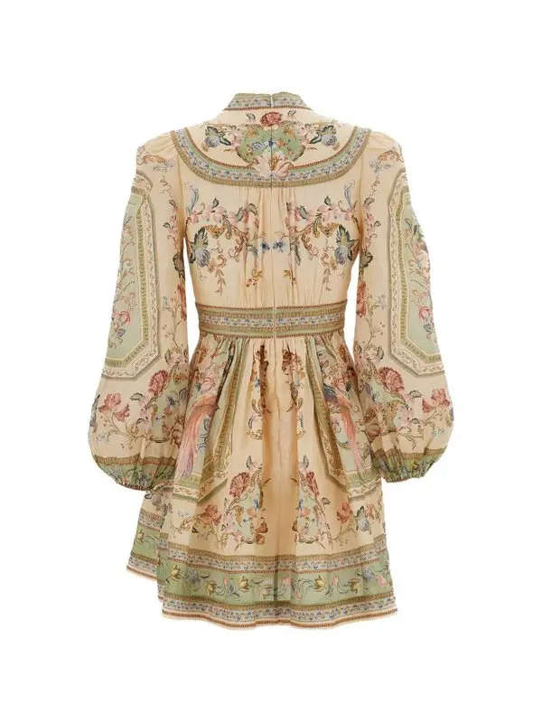 Zimmermann Roselight Linen Mini Dress