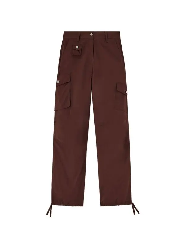 GANNI Organic Cotton Cargo Trousers