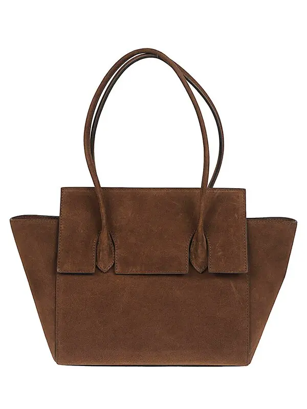 ROUNN Felice Flap Leather Tote Bag