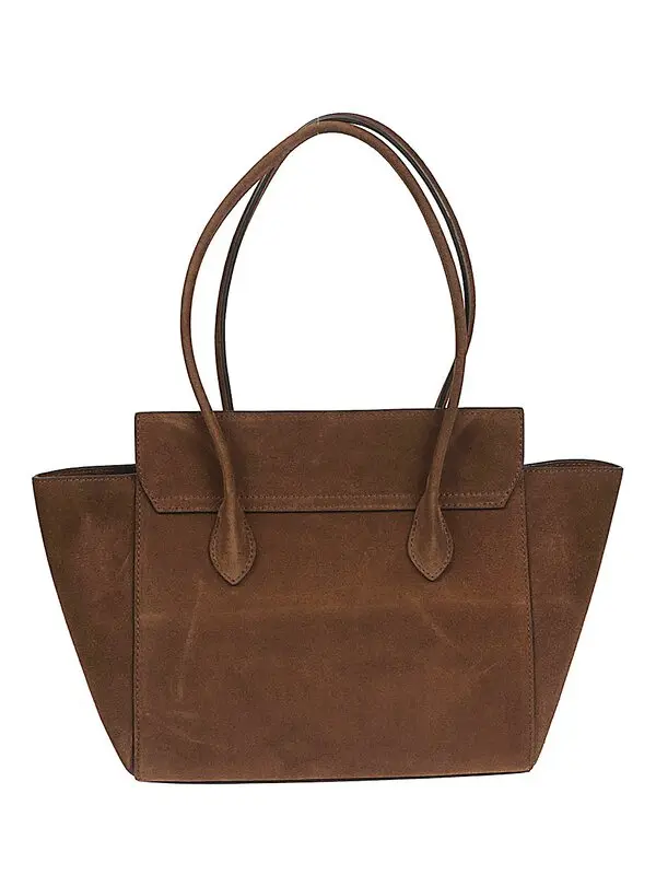 ROUNN Felice Flap Leather Tote Bag