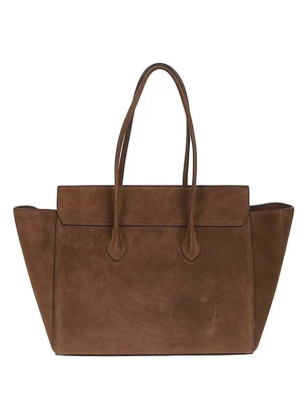 ROUNN Felice Flap Leather Tote Bag