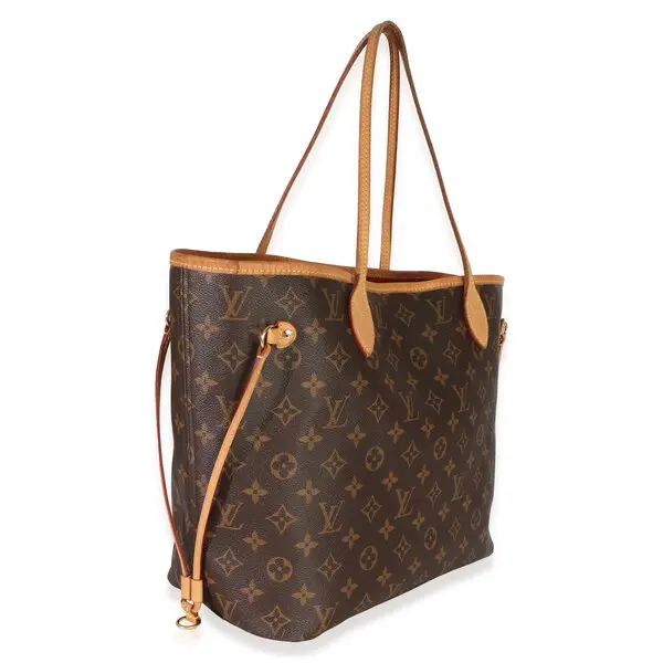 LOUIS VUITTON Monogram Canvas Neverfull Mm Tote Bag